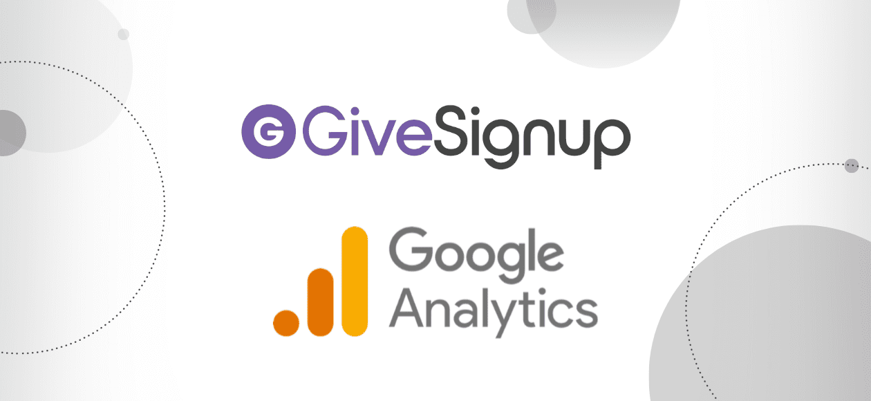 Google Analytics 4 - GiveSignup