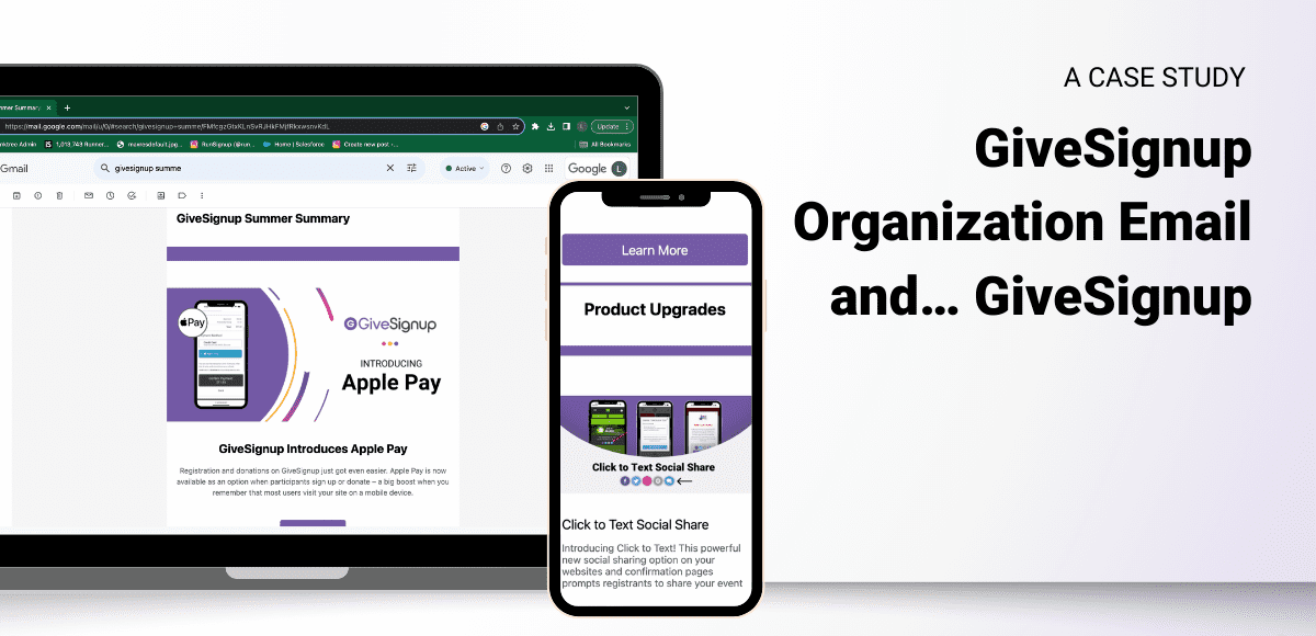 A Case Study: GiveSignup Organization Email and…GiveSignup - GiveSignup