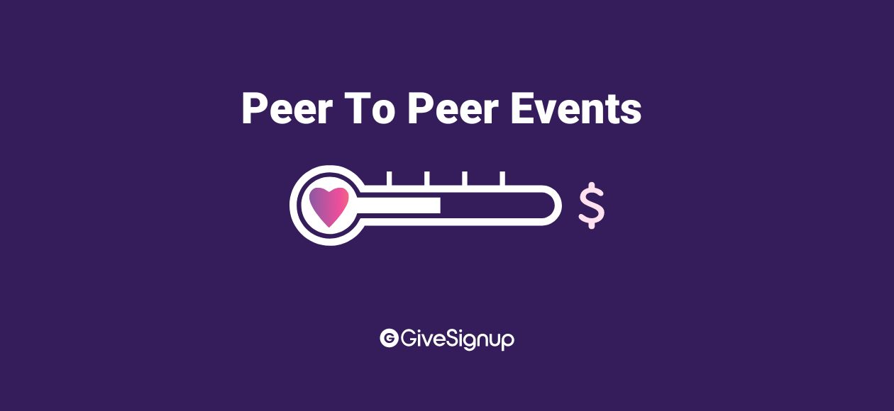 April Peer to Peer Events With GiveSignup - GiveSignup