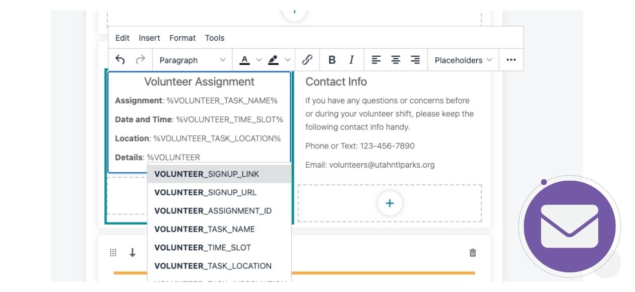 Email V2 for Volunteer Communications - GiveSignup